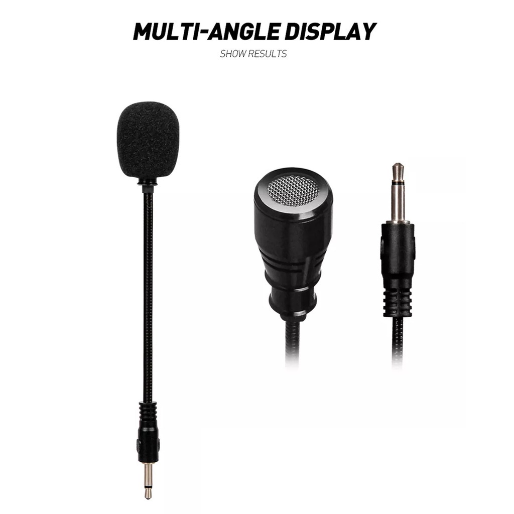 Mini 3.5mm Mic Flexible Microphone Game Boom For Mobile Phone / Pc ...