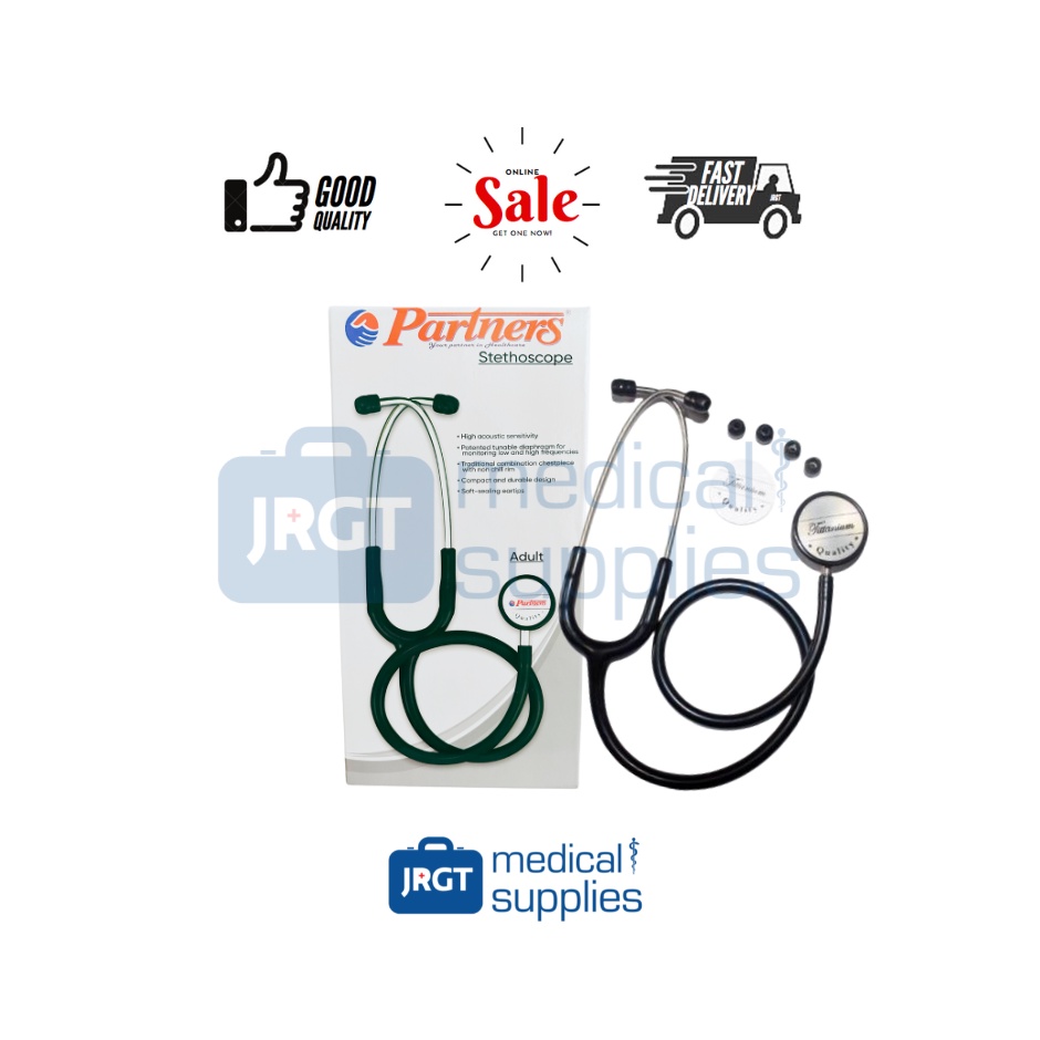 Partners Premium Stethoscope Adult / Pedia (With Different Colors ...