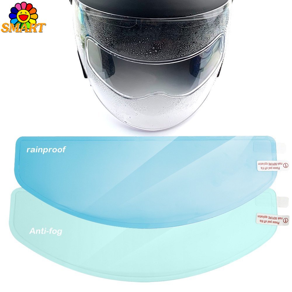 Motorcycle Helmet Clear Anti-Fog Patch Film/Universal Rainproof Helmet ...