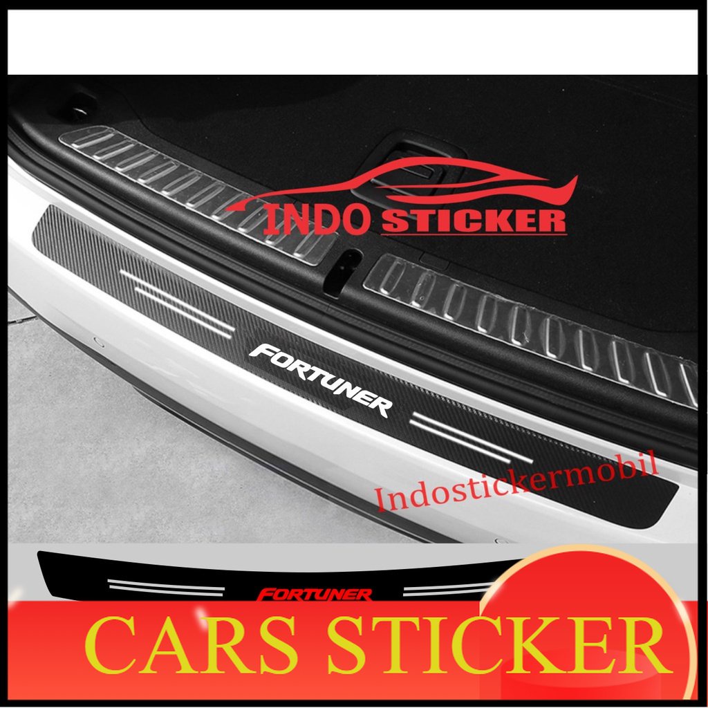 FORTUNER CAR STICKER 3D CARBON STICKER TOYOTA FORTUNER CAR LUGGAGE ...