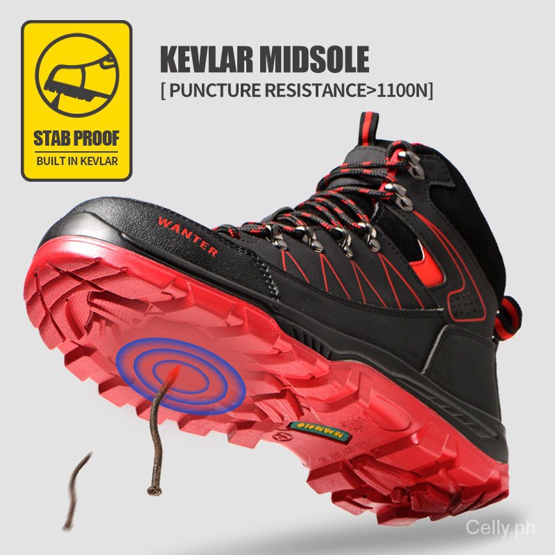 Hot Sale Quality Assurance Waterproof Safety Shoes Men's High-Top Boots ...