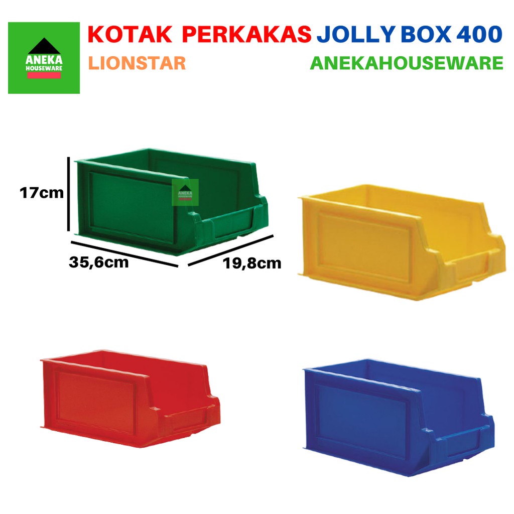 Jolly Box 400 Lion Star Multipurpose Spare Parts Tool Case Box | Shopee ...