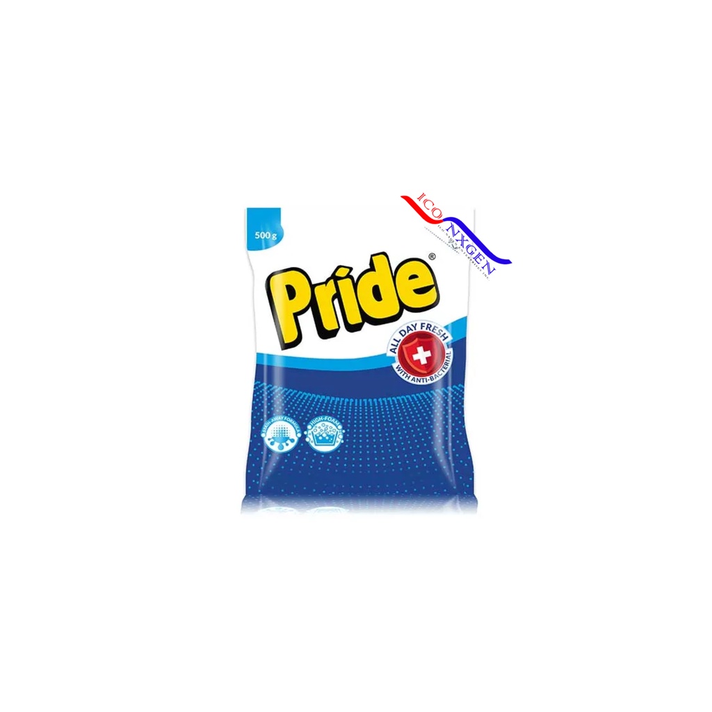 Pride Detergent Powder Anti-Bacterial 500grams | Shopee Philippines