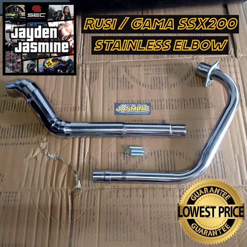 Rusi / Gama / SSX200 stainless elbow | Shopee Philippines