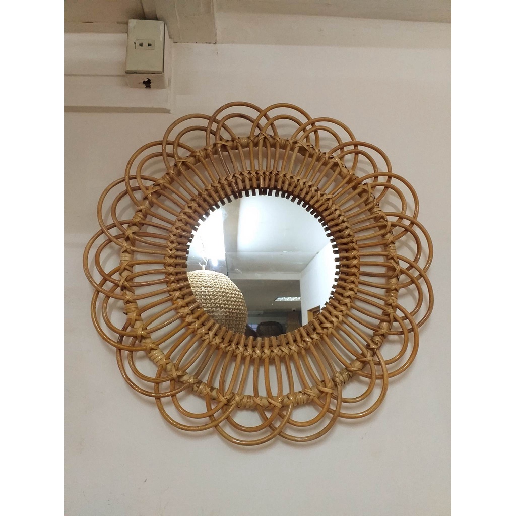 Manila Planters Rattan Mirror 03 | Shopee Philippines