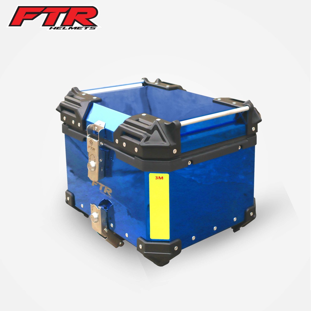 FTR - Top Box Motorcycle 45 Liters Titanium & Anti Scratch Alloy Top ...