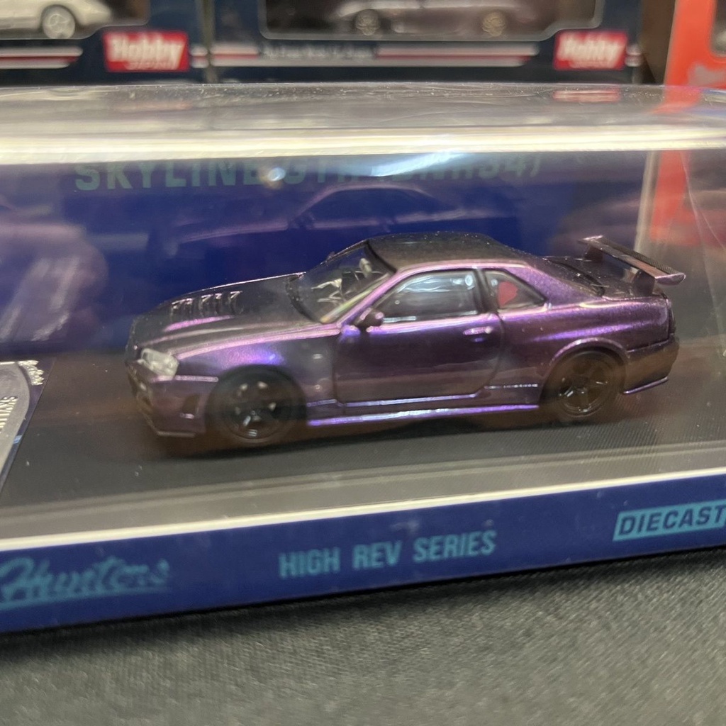 1/64 SH R34 Z-tune Midnight Purple Black Alloy Model Genuine Version ...