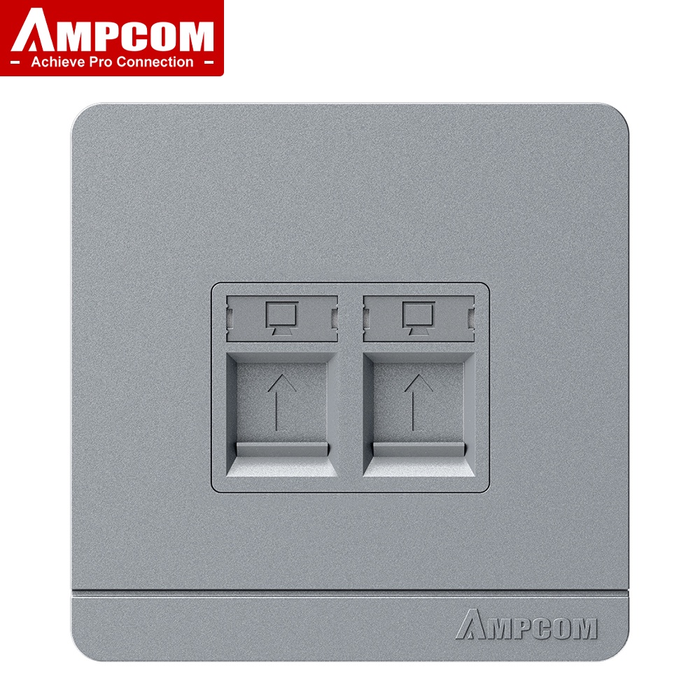 AMPCOM 2-port Internet Phone Information Panel 86 Type Thickening ...