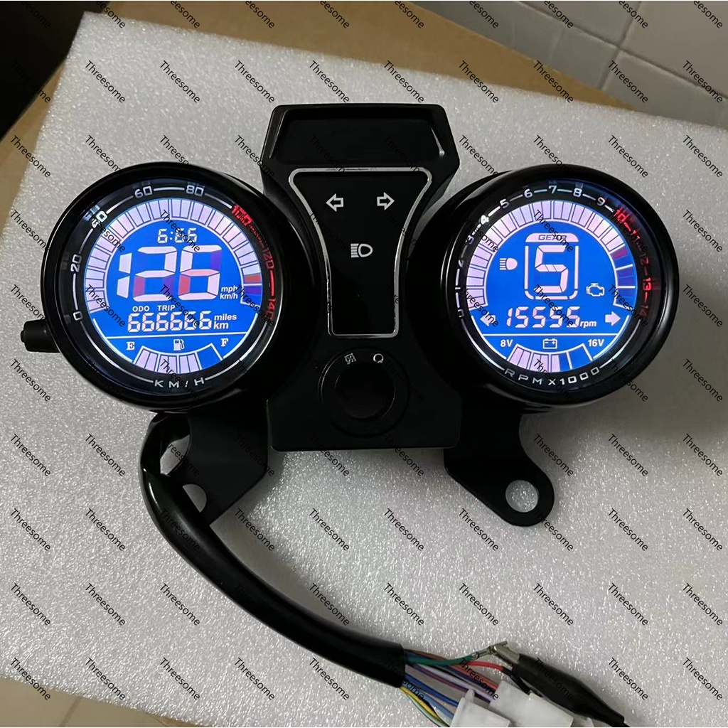 For Rusi Rango 110 Honda CG125 CG150 CG200 FT125 DT125 Digital Meter ...