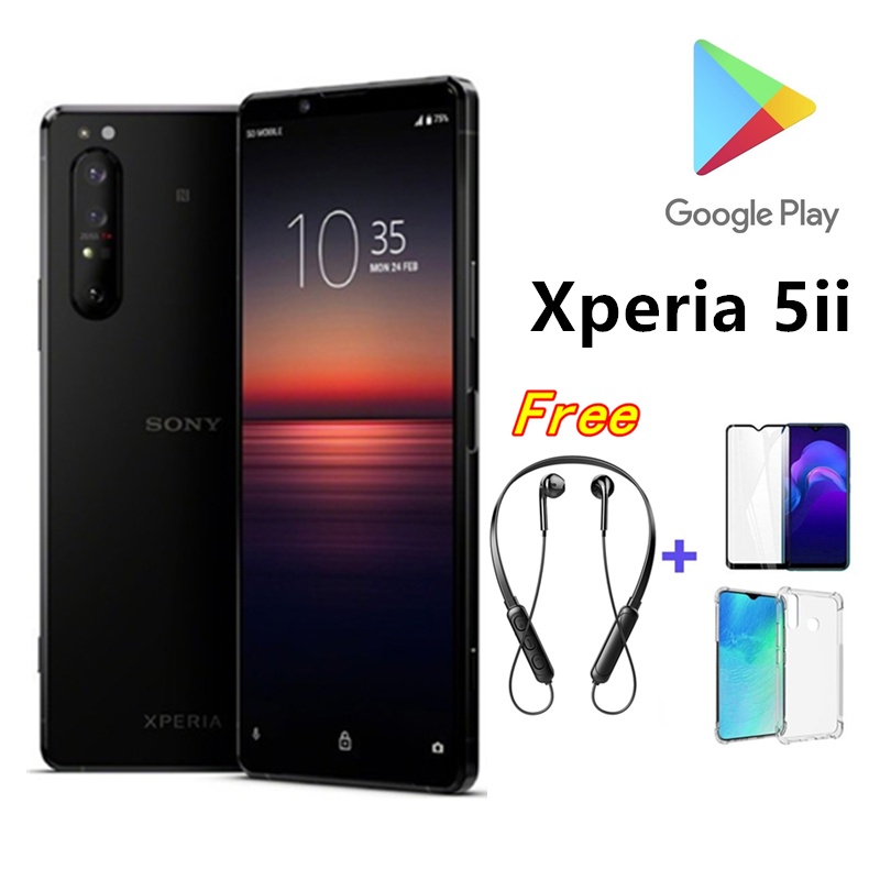 Sony Xperia 5 II Japanese Second-Hand 6.1-Inch Smart 5G Mobile Phone 8 ...