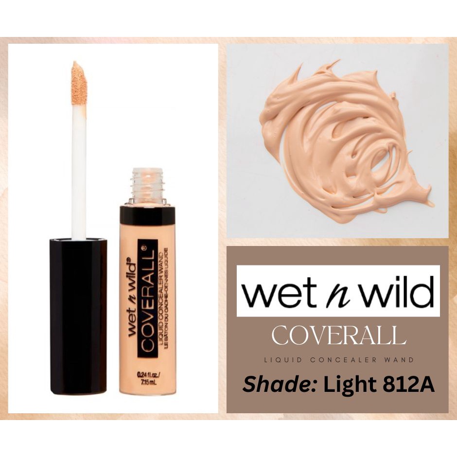 Wet N Wild CoverAll Liquid Concealer Wand Light | Long-lasting Coverage ...