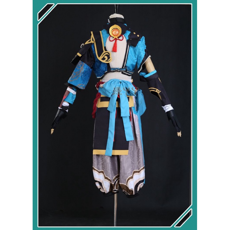 Genshin Impact Gorou Cosplay Costume Fashion Combat Uniforms Genshin ...
