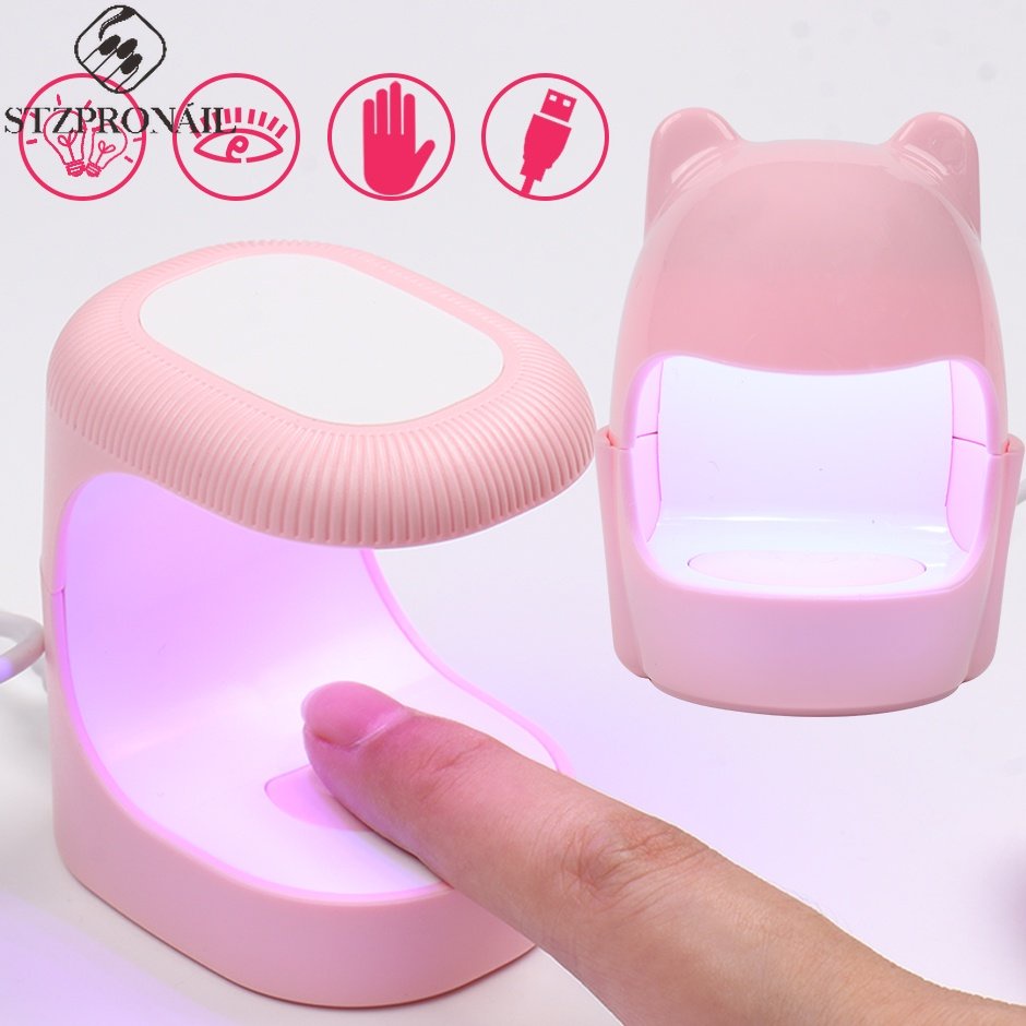 STZPRONAIL Small Nail Lamp Dryer Gel Polish Curing Manicure Machine ...