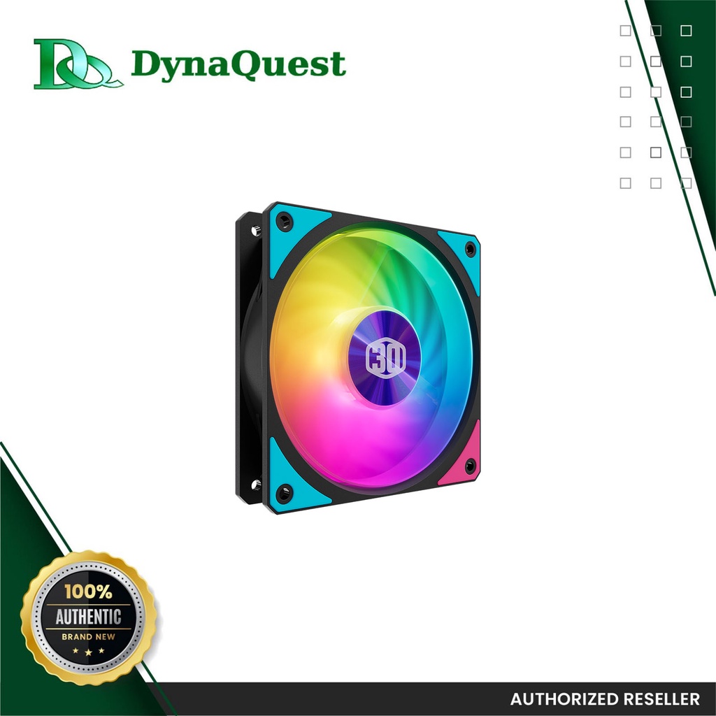 Cooler Master Mobius 120P ARGB 30th Anniversary Edition Case Fan ...