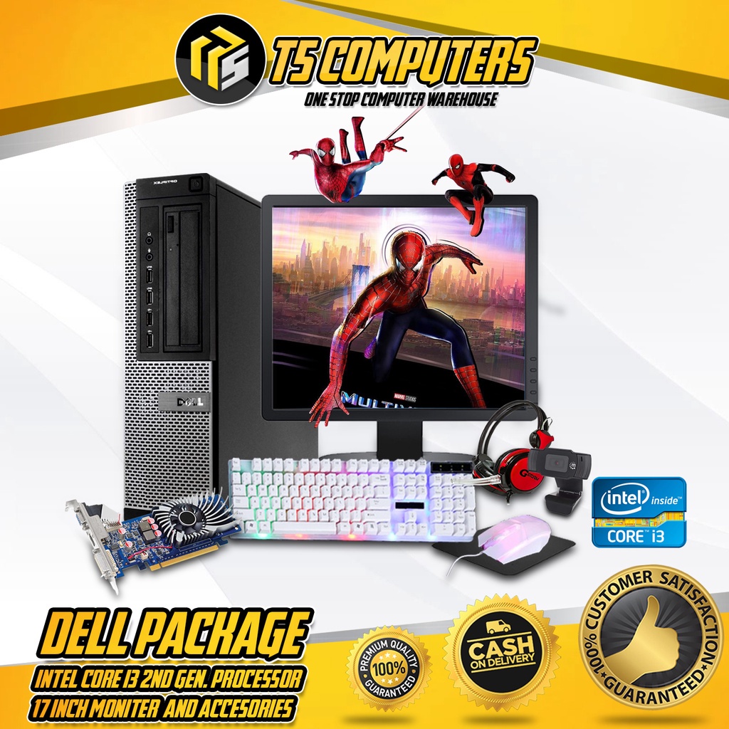 COMPUTER PACKAGE DELL OPTIPLEX DT I3 2ND GEN GEN WITH 19 INCHES SQ ...