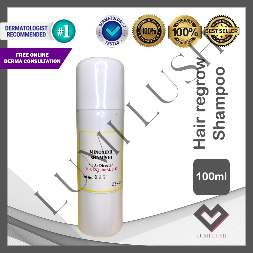 Pure Minoxidil Shampoo, Paraben Free For Best Hair Growth | Shopee ...