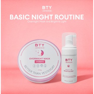 BTY Advance Basic Night Routine - Overnight Mask + Bright & Light ...