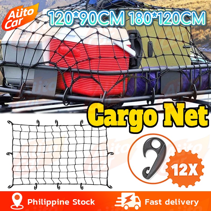 120*90CM 180*120CM Cargo Net Luggage Rack Universal Net Cover Car Cover ...