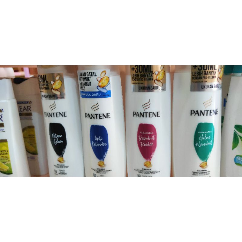 HITAM Pantene ANTI-Dandruff ANTI-Dandruff Shampoo Black GLOW 160ML ...