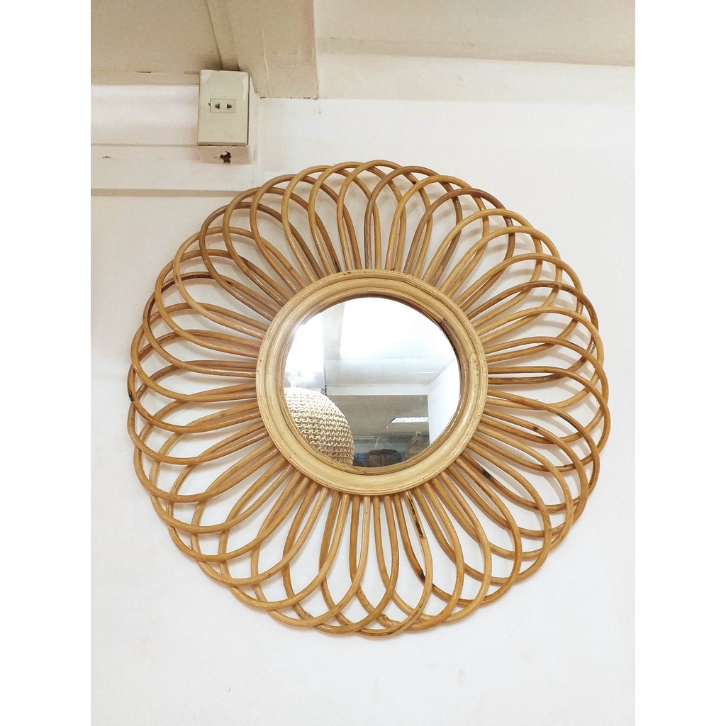 Manila Planters Rattan Mirror 08 | Shopee Philippines