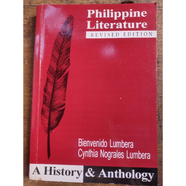 PHILIPPINE LITERATURE: A History and Anthology by LUMBERA | LUMBERA | Shopee Philippines