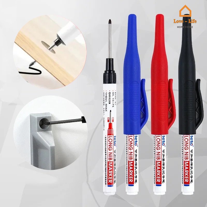Convenient Clipable Deep Hole Writing 32mm Lengthened Nib Marker ...