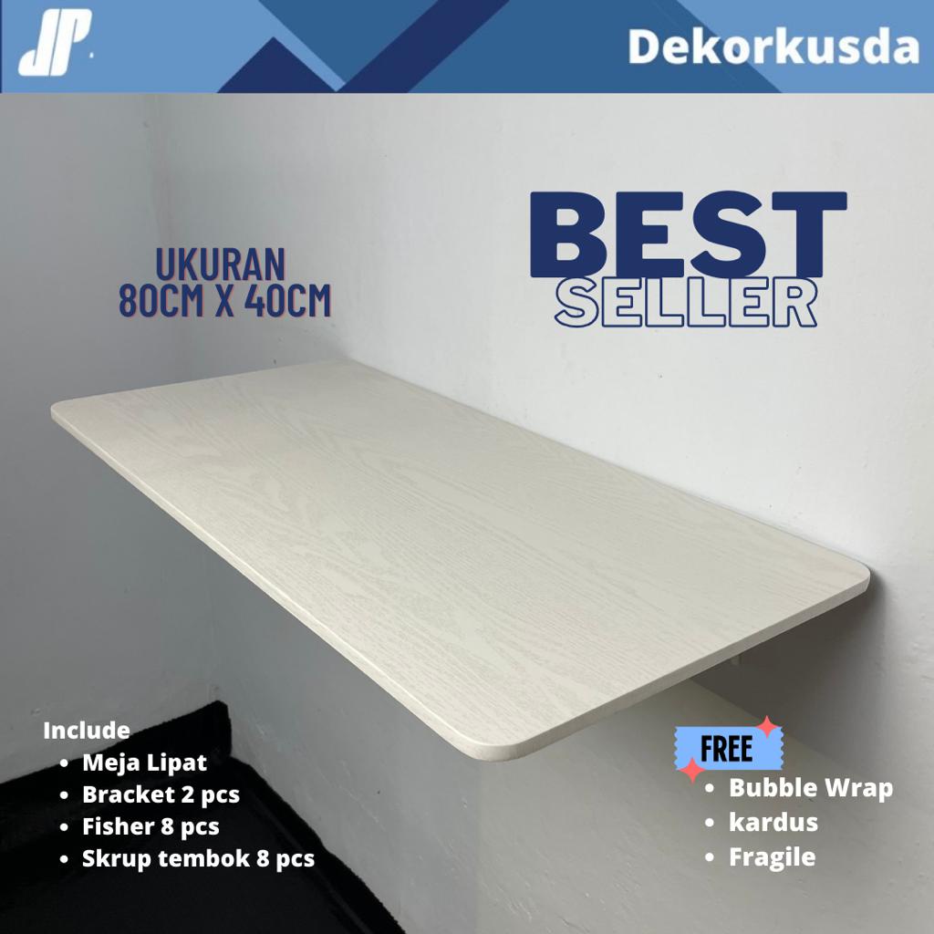 Folding WALL TABLE 80 X 40 ONE SET / STUDY TABLE / LAPTOP TABLE ...