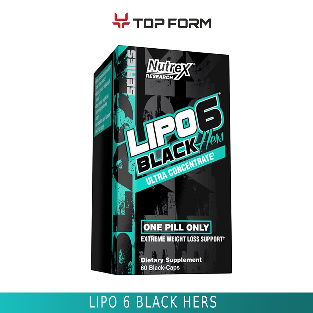 Nutrex Lipo-6 Black Hers Ultra Concentrate 60 caps-Fat Burner, Appetite ...