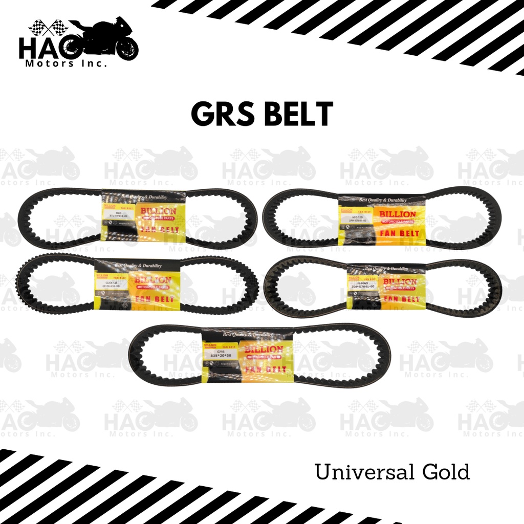 GRS BELT FOR MIO,GY6,BEAT,SKYDRIVE,M3,CLICK,NMAX,AEROX Motor Parts ...