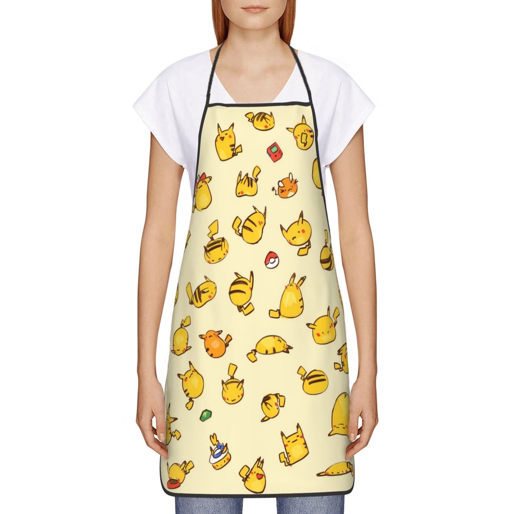 Pokemon Pikachu Kitchen Apron Wipeable Waterproof Stain Resistant ...