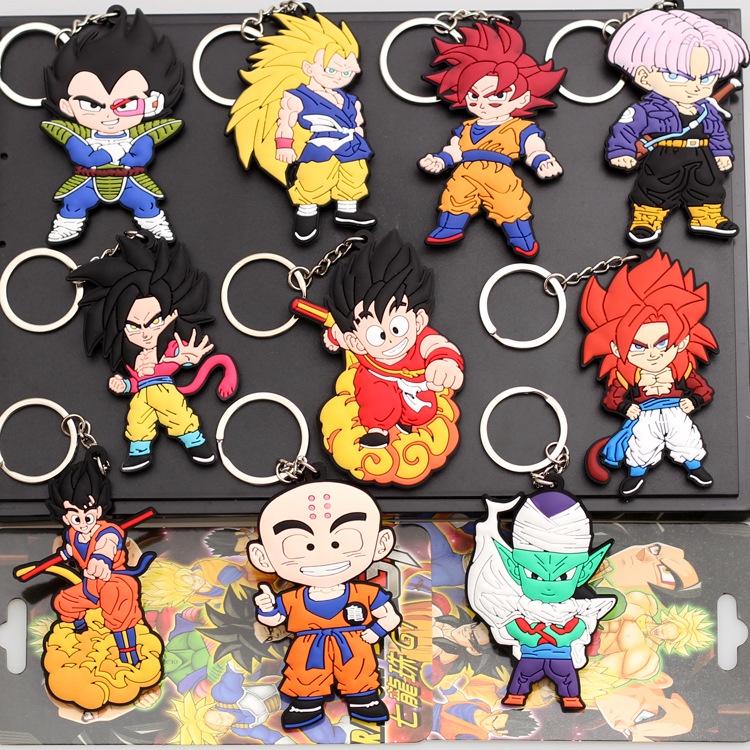Dragon Ball Keychain Pendant Saiyan brolly the Monkey King Vegeta ...