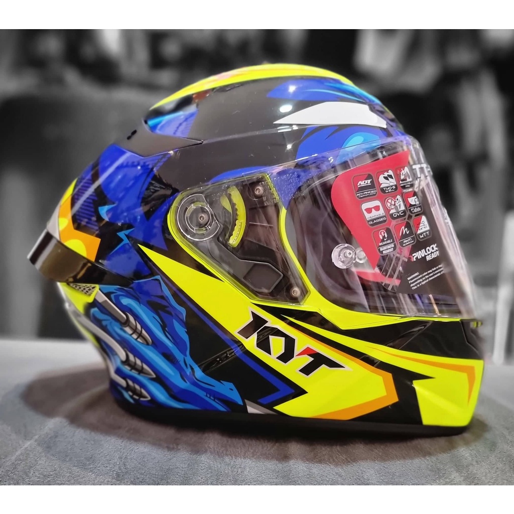 KYT TT Course Wolverine fullface helmet(HUB) | Shopee Philippines