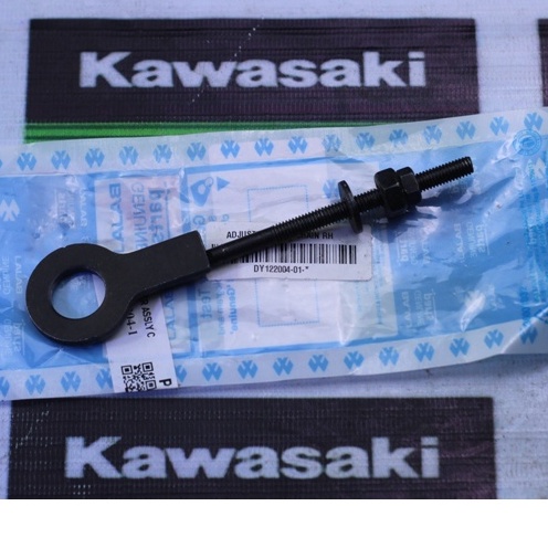 CHAIN ADJUSTER Kawasaki CT125 Genuine LEFT DY122002 RIGHT DY122004 ...