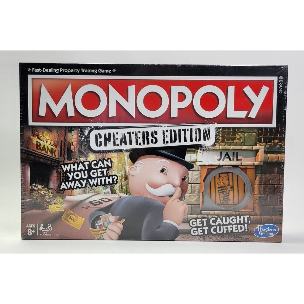 Hasbro Monopoly Game: Cheaters Edition Board Game Sealed New Parker ...