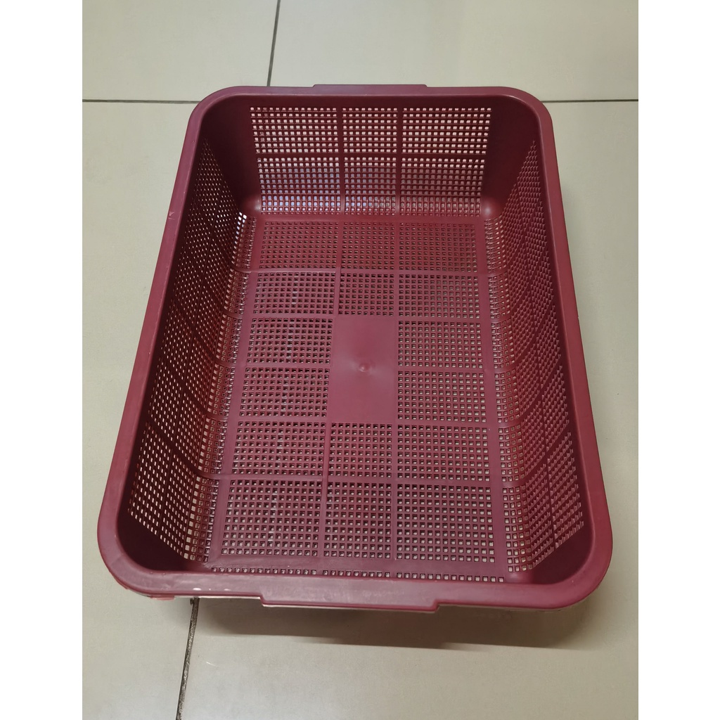 Multipurpose Plastic Basket Tray Rectangular Storage Trays Organizer ...
