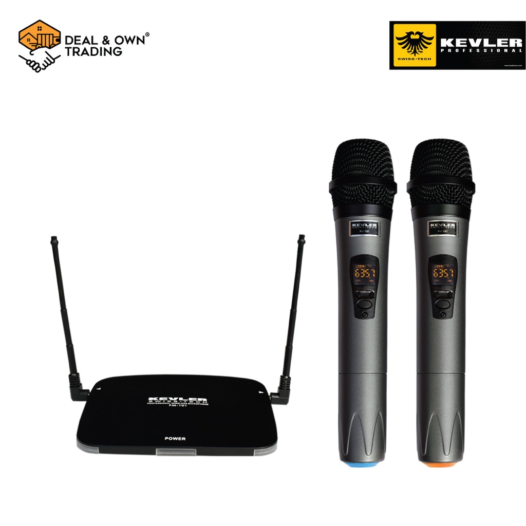 Kevler PM-101 Portable UHF Wireless Microphone | Shopee Philippines