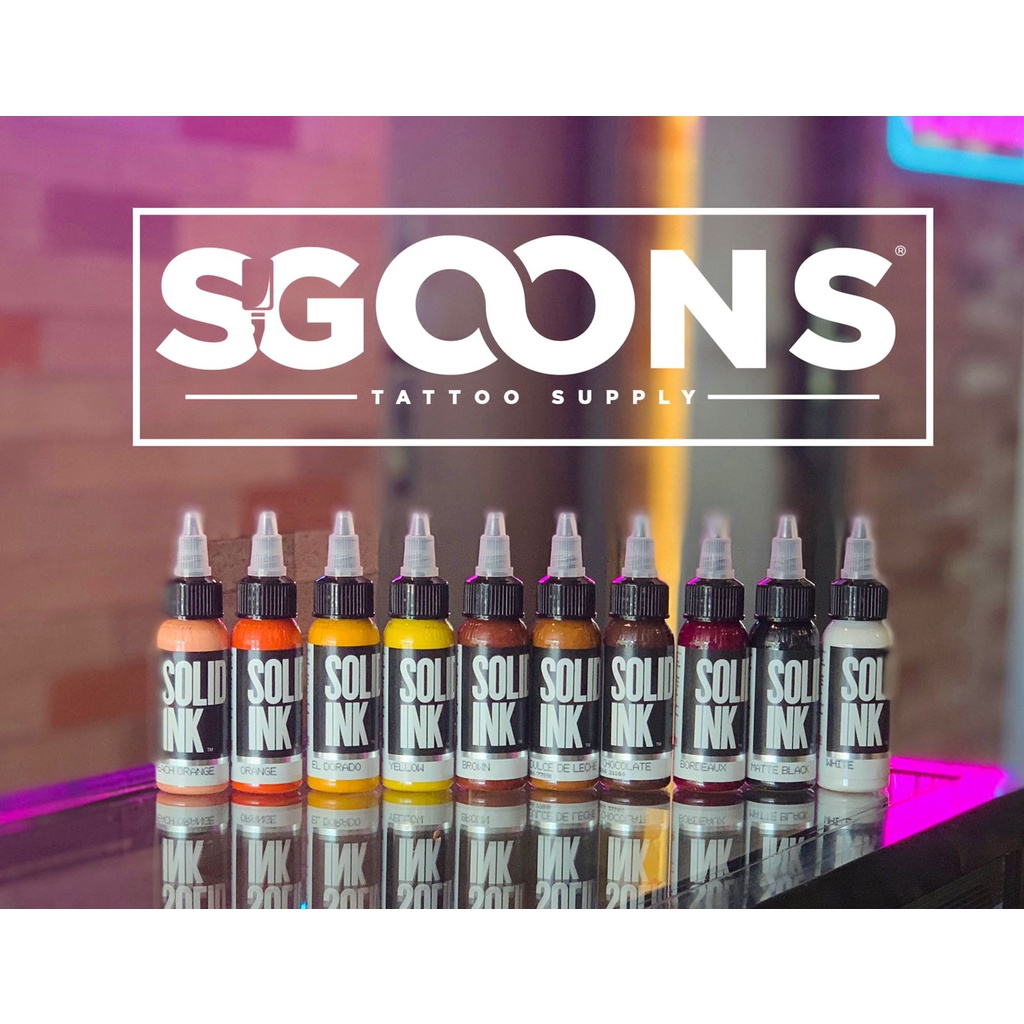 Solid Ink Premium Tattoo Pigments 1oz | SGOONS TATTOO SUPPLY | Shopee ...