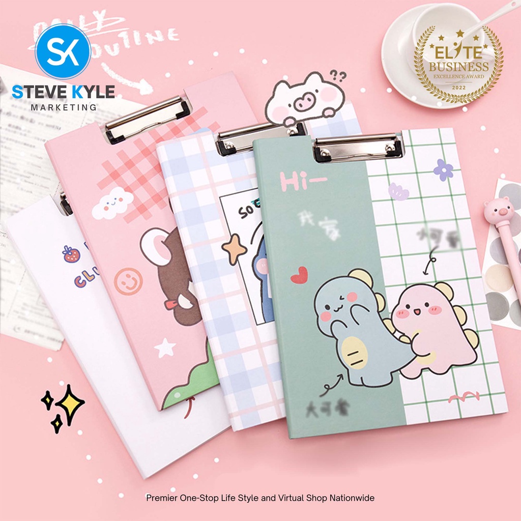 A4 Foldable Clip File Thick Cover Document Folder Office Supply ...