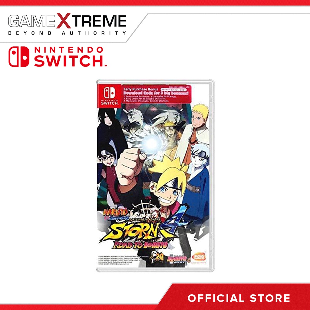 Nintendo Switch Naruto Shippuden Ultimate Ninja Storm 4 Road to Boruto ...