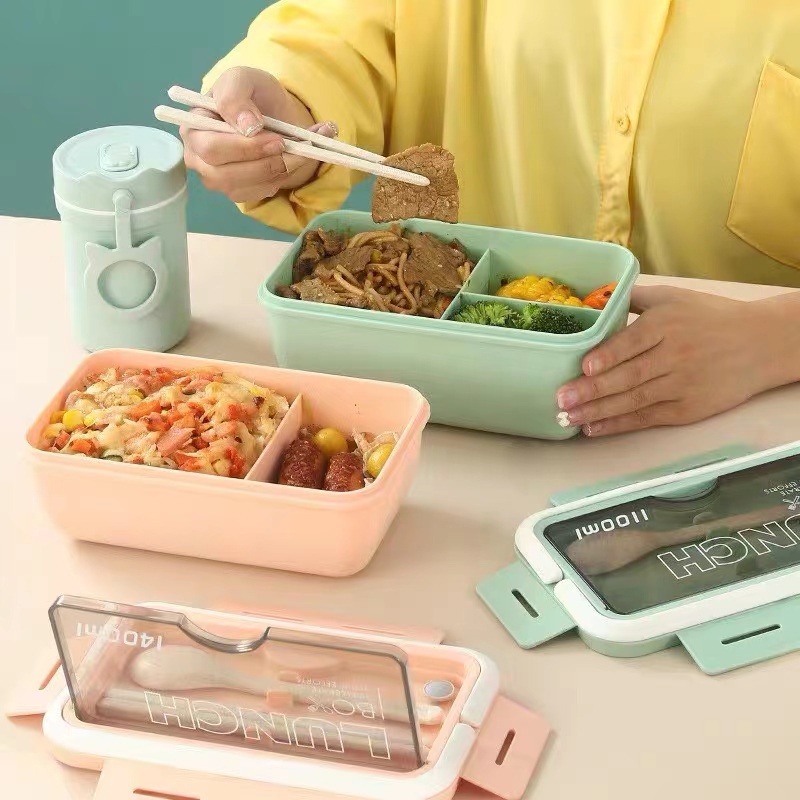 Student lunch box lunch box creative new student lunch box Japanese ...