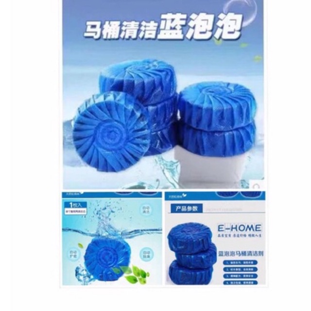 Diecy Automatic Flush Blue Bubble Toilet Cleaner Household Bathroom ...
