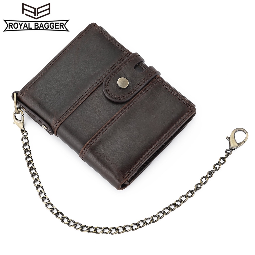 Royal Bagger Short Wallet for Men Genuine Cow Leather Coin Purse 1240 ...
