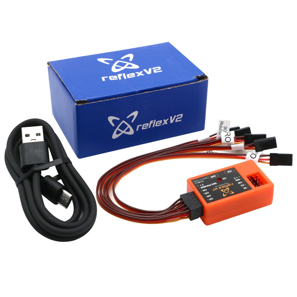 FMS Reflex V2 Flight Controller Gyro Stabilizer Remote Control RC ...