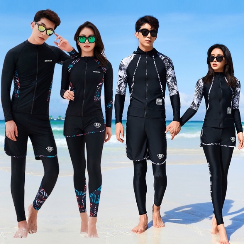 Rash Guards set of 3-5pcs Men's Women's Matching Couples Full Body ...