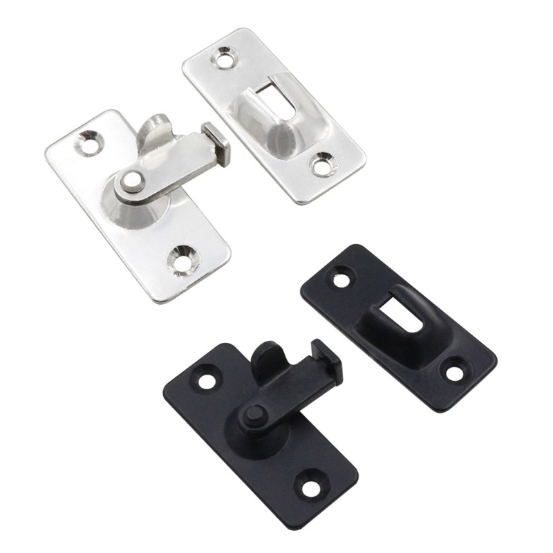 Cologogo2 Stainless Steel Hook Latch Window Cabinet Locks Right Angle ...