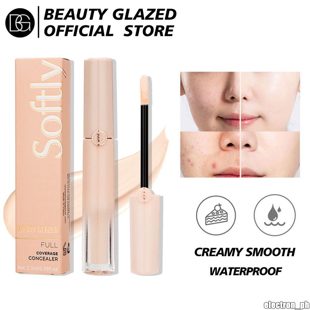 BEAUTY GLAZED Liquid Concealer Full Coverage Acne Spots Dark Circles 6 ...
