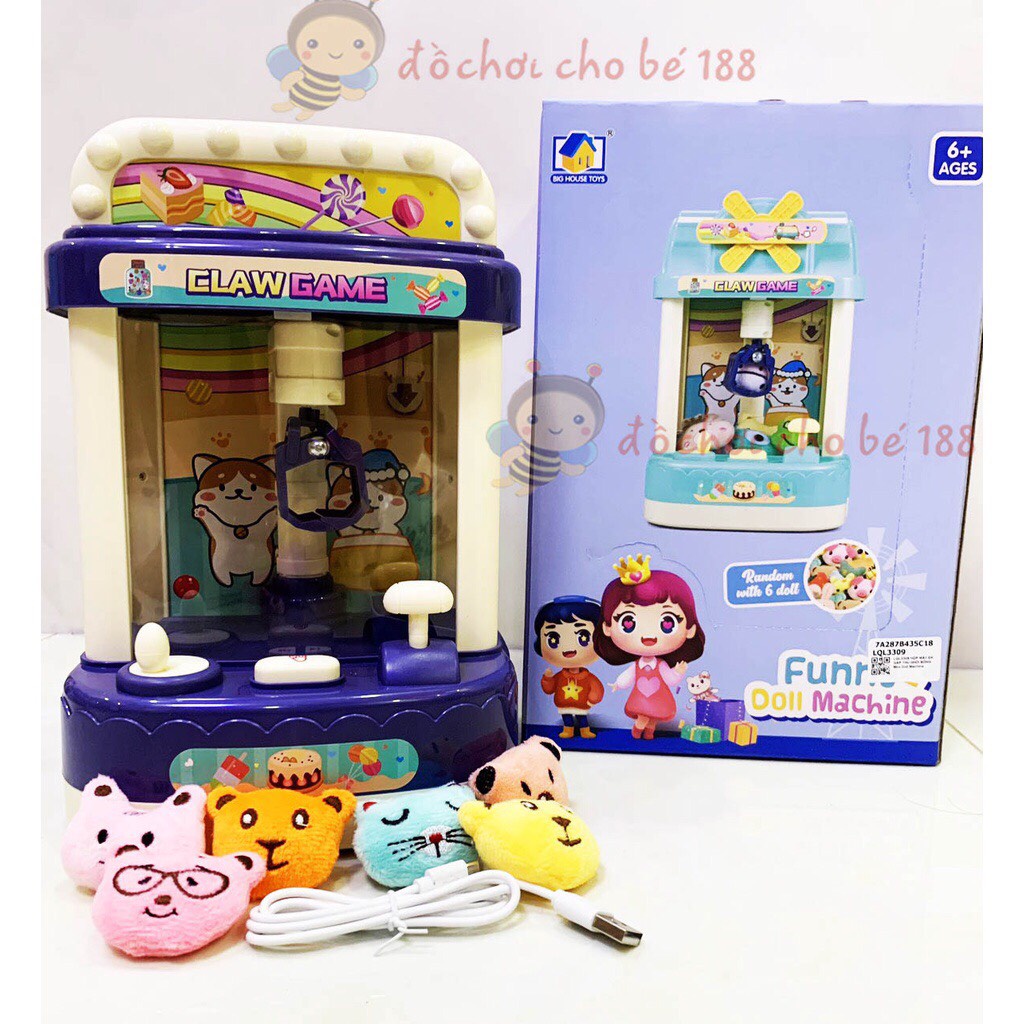 Candy Stuffed Animal Picking Machine to pick up supermarket animals ...