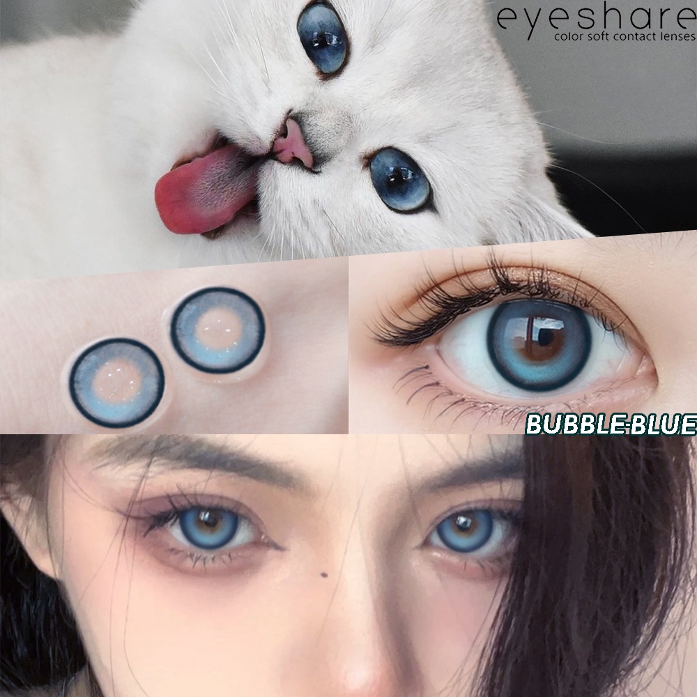EYESHARE NEW 2023 Bubble Series Eyes 14.5MM Blue Contact Lenses With ...