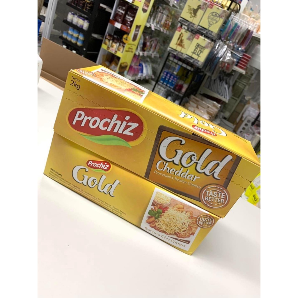 SALE!!! Prochiz Gold Cheddar 2kg EXP JULY 5, 2025 | Shopee Philippines