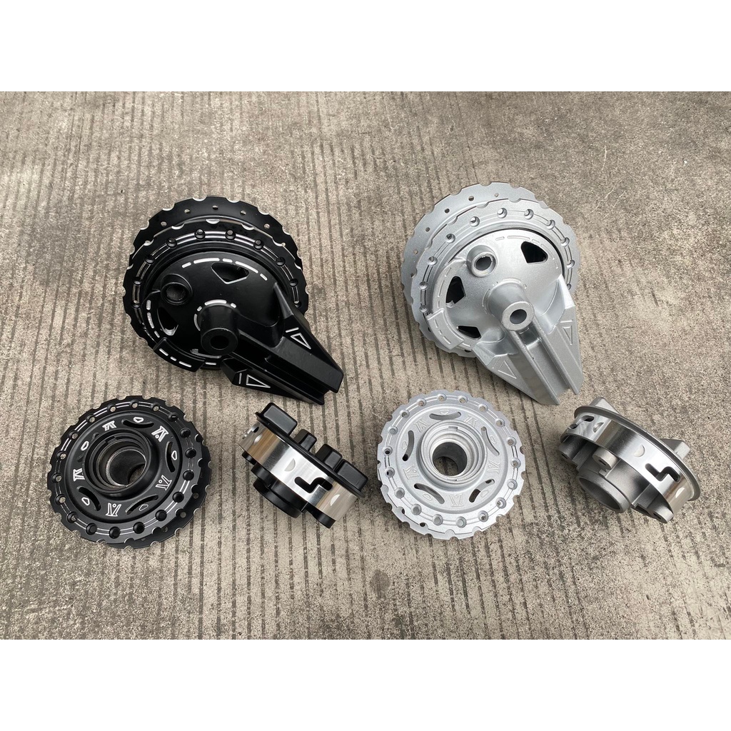 YASAKI LIGHTEN HUB SET (COPY) THAILAND ORIGINAL (BLACK/SILVER) FOR ...